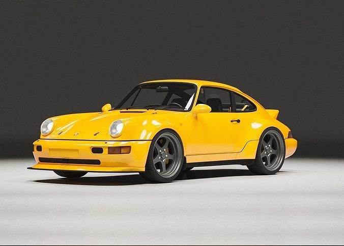 3D model Porsche 964 Racing VR / AR / low-poly | CGTrader
