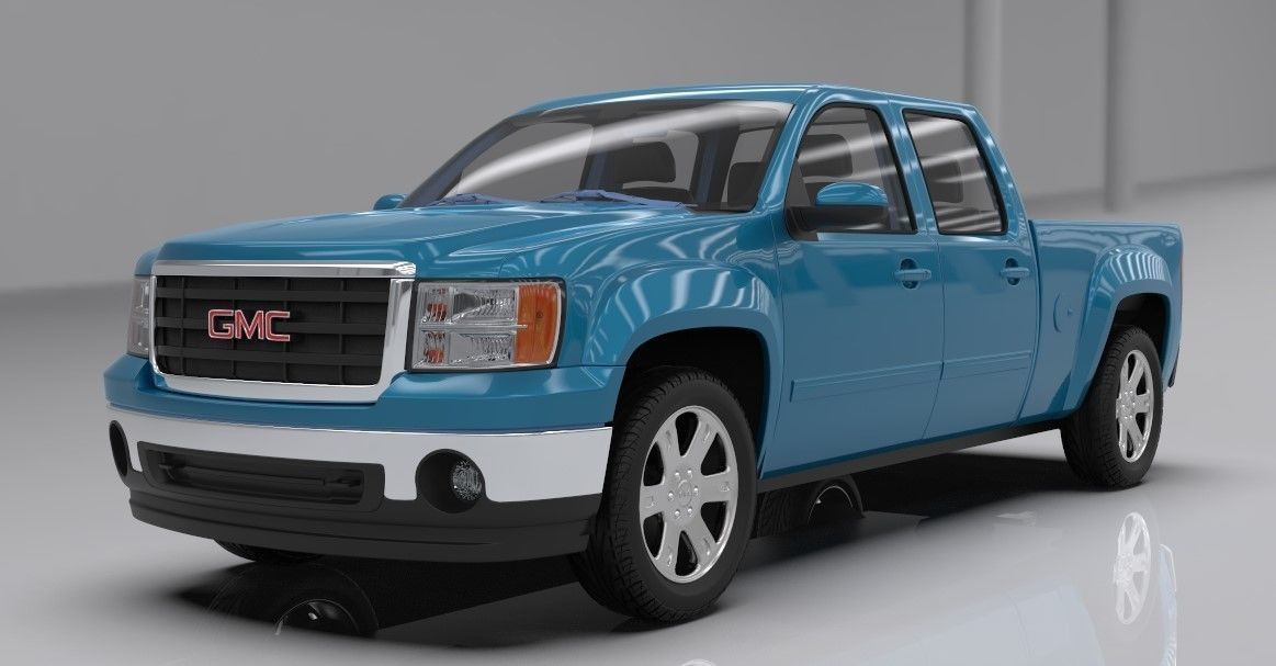 GMC sierra 3D model | CGTrader