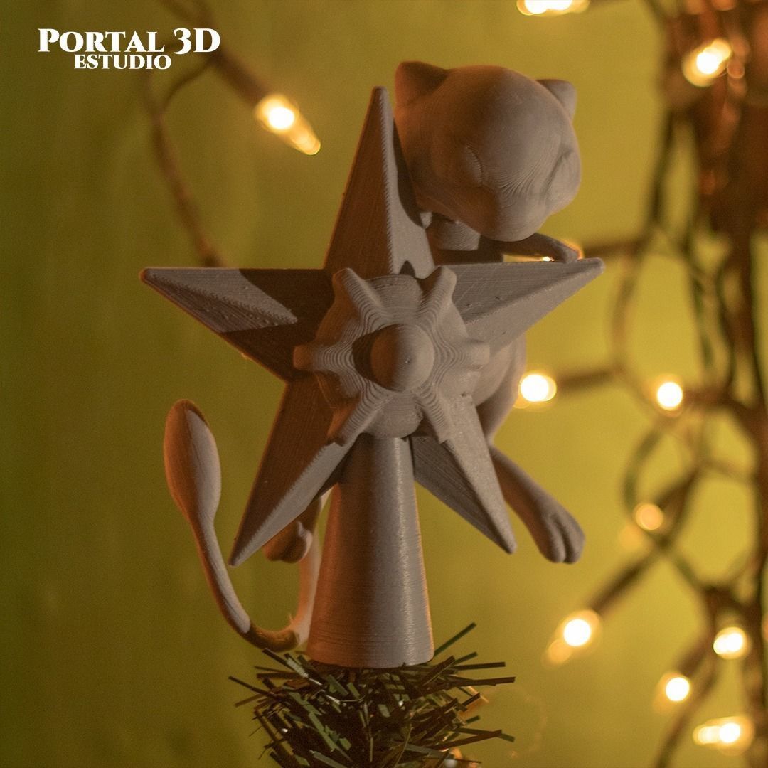 MEW Christmas star 3D model 3D printable | CGTrader