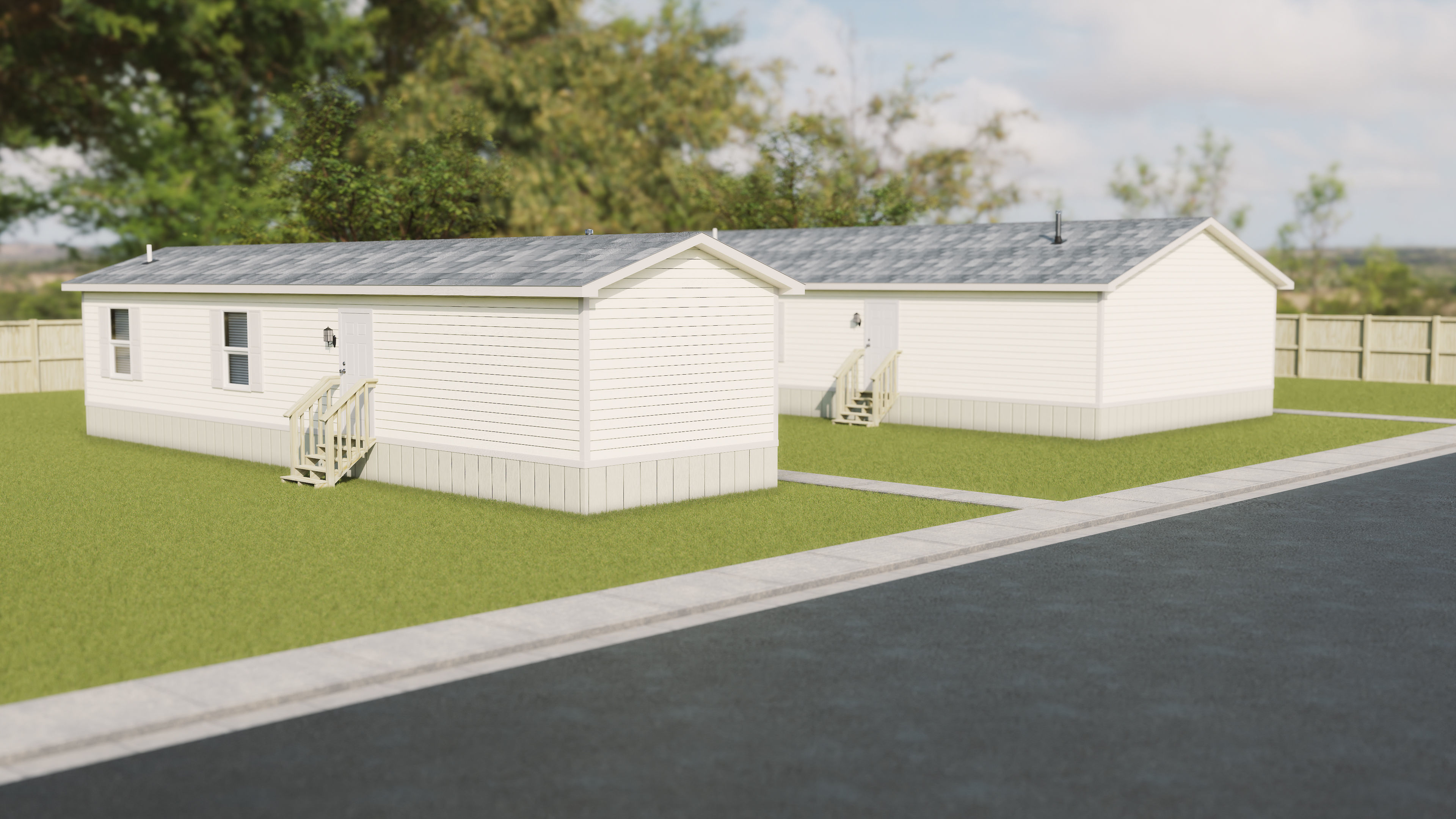 3D model Trailer Houses VR / AR / low-poly | CGTrader