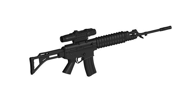 Pindad SS2 sniper 3D model | CGTrader