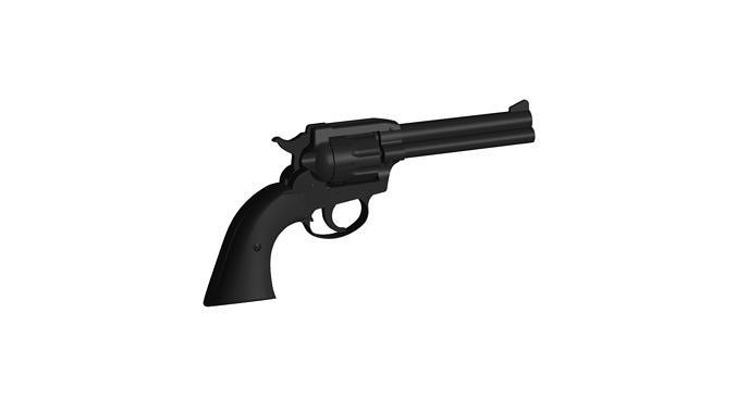revolver 3D model | CGTrader