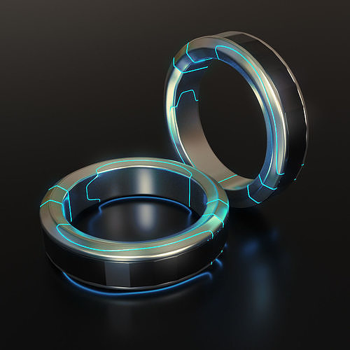 3D model SCI-FI RING VR / AR / low-poly | CGTrader