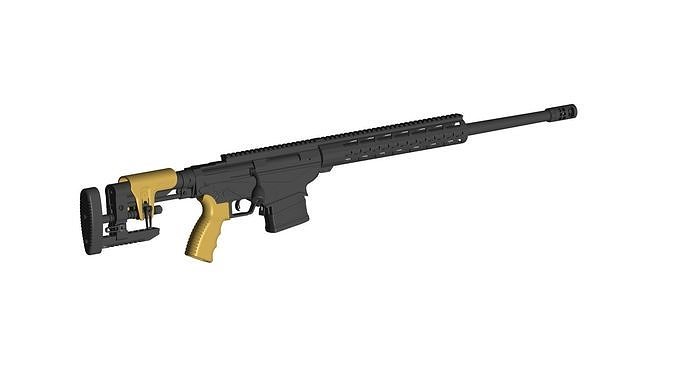 Ruger Precision Rifle 3D model | CGTrader
