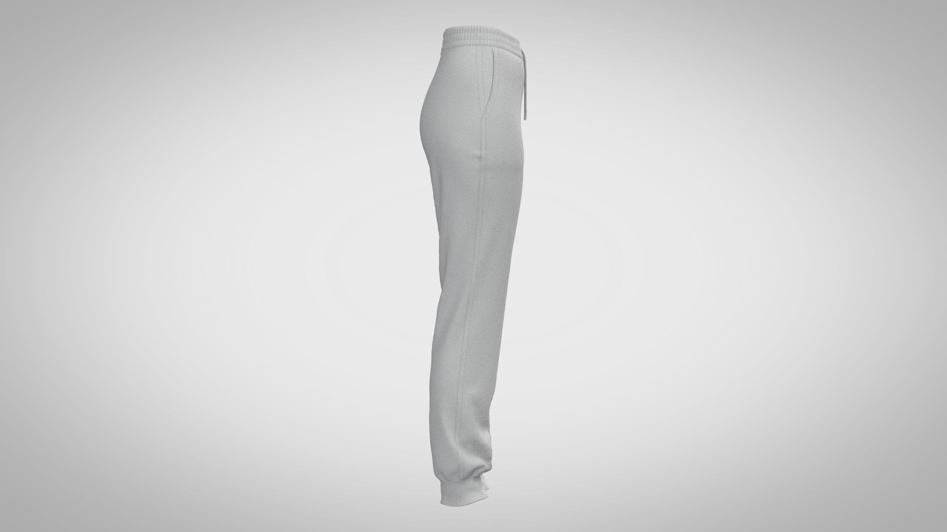 Women Sweatpants 3D model | CGTrader