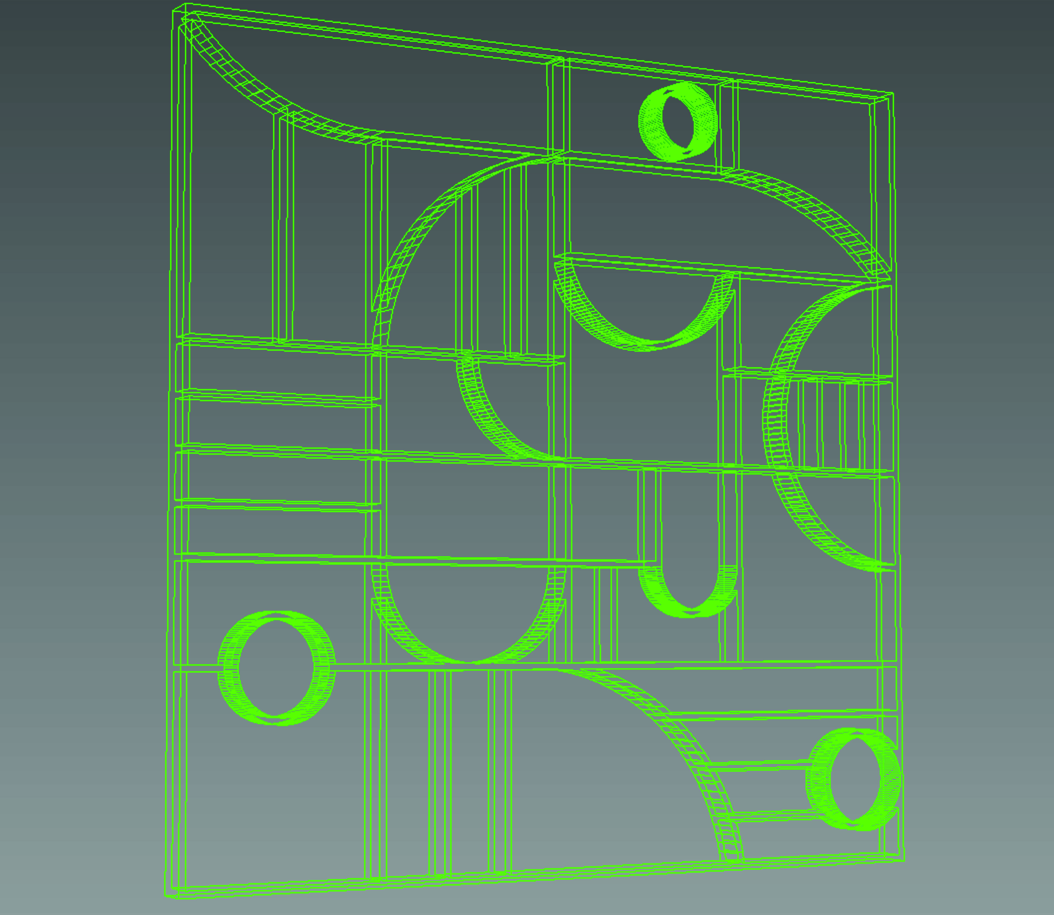 3D Decorative Partition Gold 3D model | CGTrader