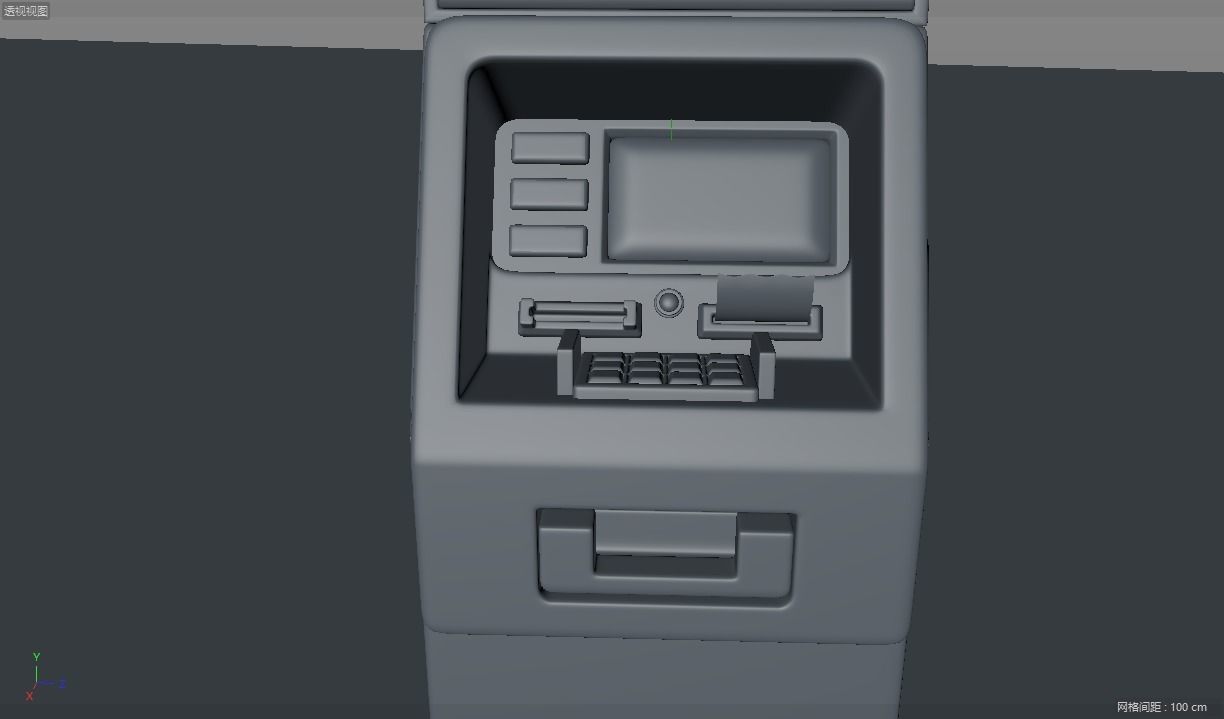 ATM bank machine cash machine 3D model | CGTrader