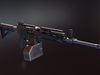 3D model FightLite MCR Beltfed AR15 VR / AR / low-poly | CGTrader