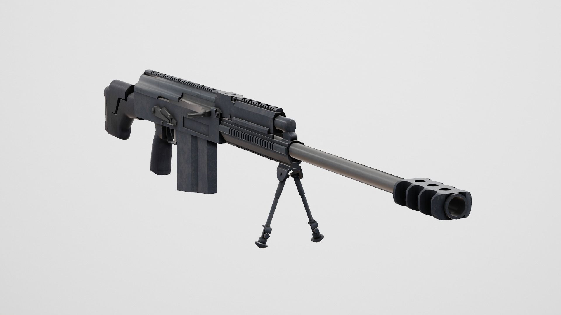 3D model AK 50 BMG VR / AR / low-poly | CGTrader