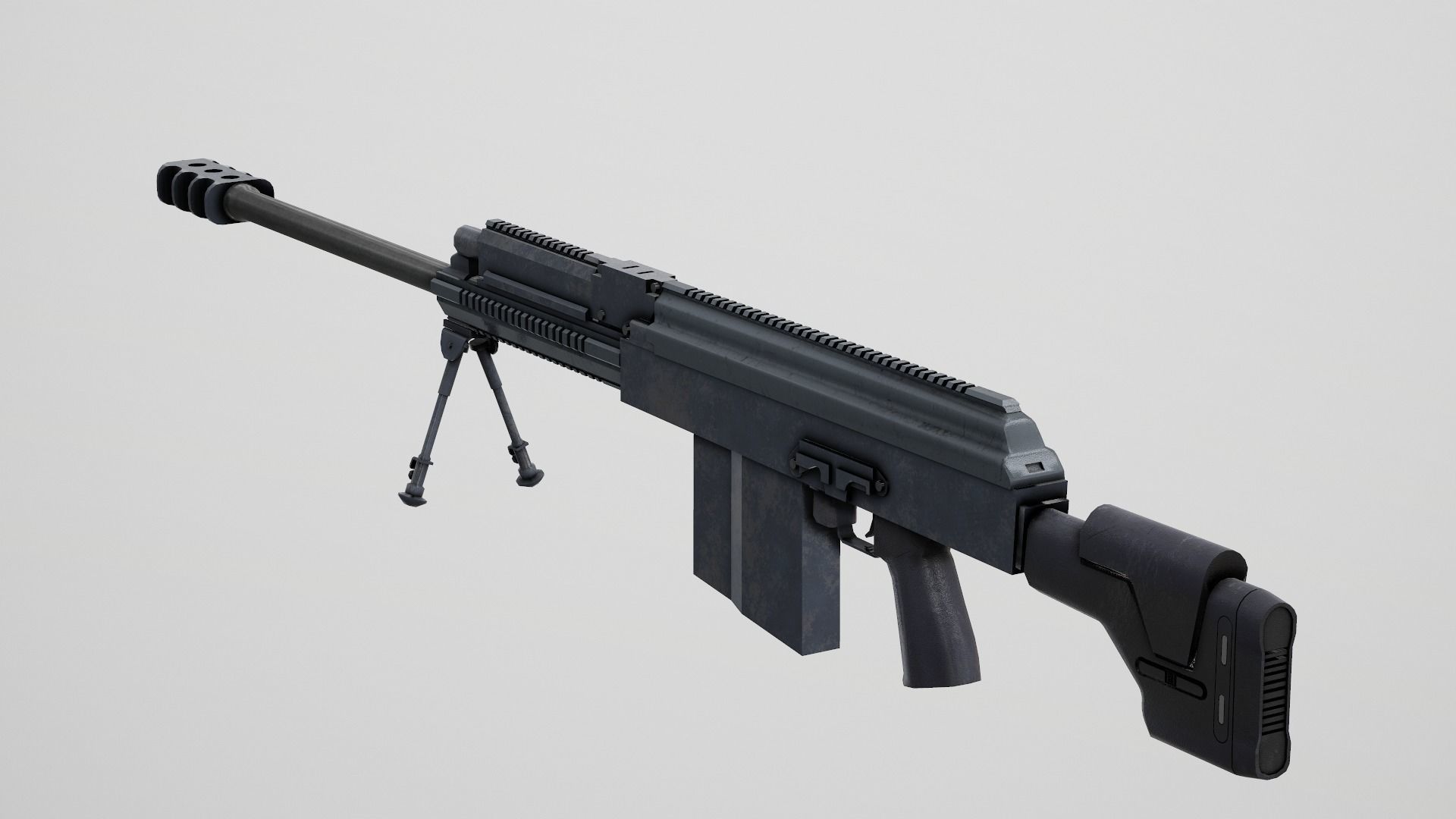 3D model AK 50 BMG VR / AR / low-poly | CGTrader