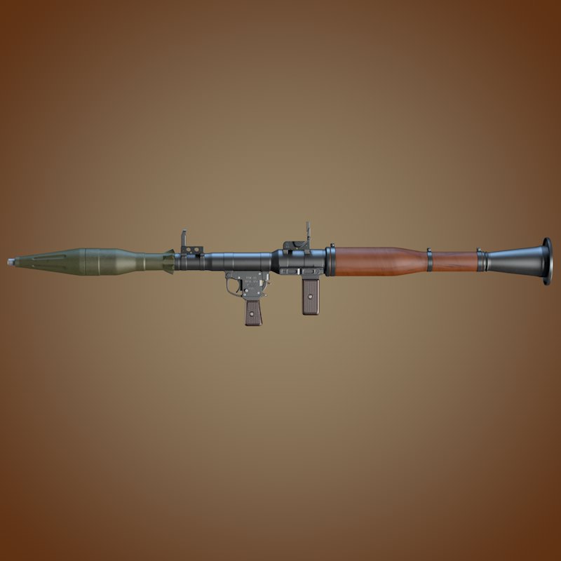 RPG-7 grenade launcher 3D model | CGTrader