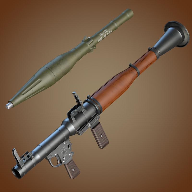 RPG-7 grenade launcher 3D model | CGTrader