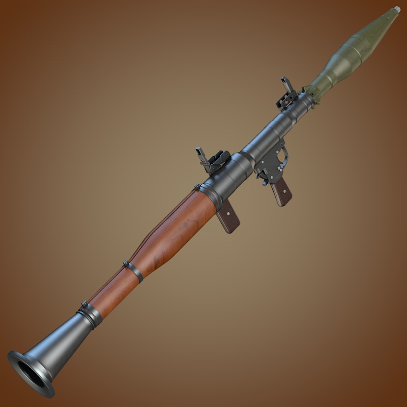 3D RPG-7 grenade launcher | CGTrader
