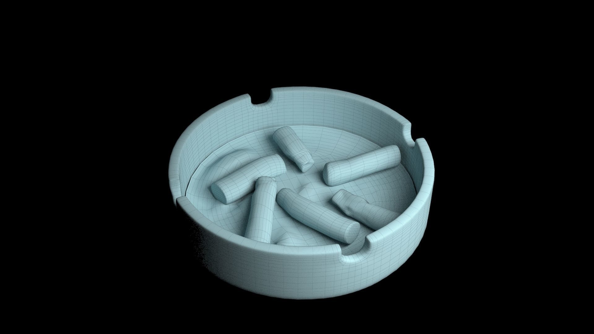 3D model Used AshTray VR / AR / low-poly | CGTrader