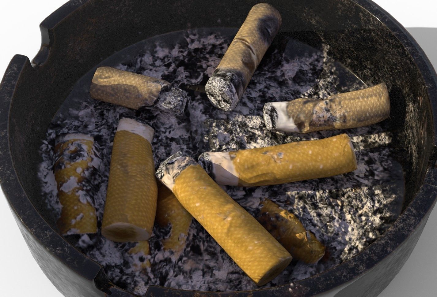 3D model Used AshTray VR / AR / low-poly | CGTrader