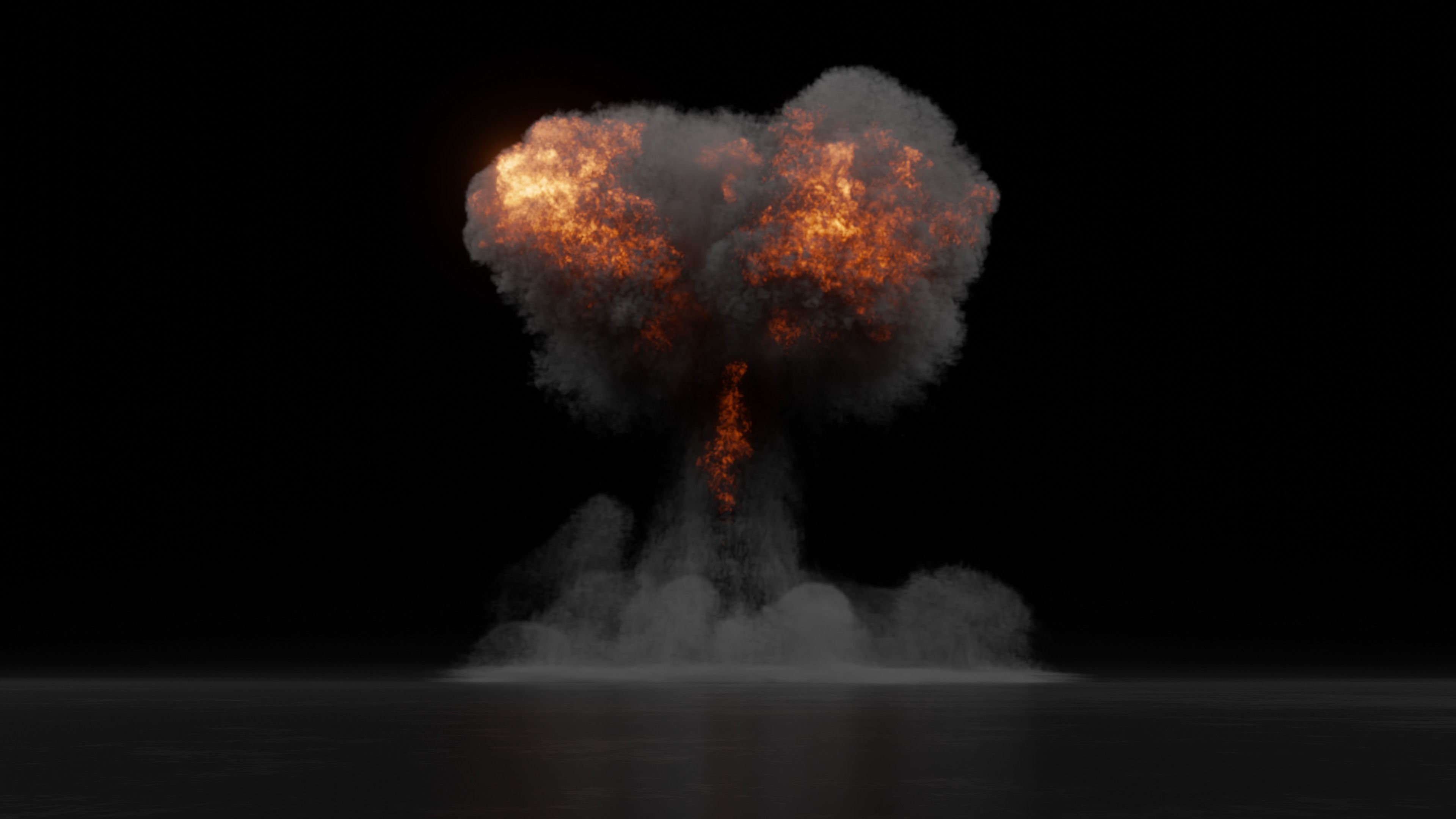 Big Nuclear Explosion 3D Model 3D model animated | CGTrader