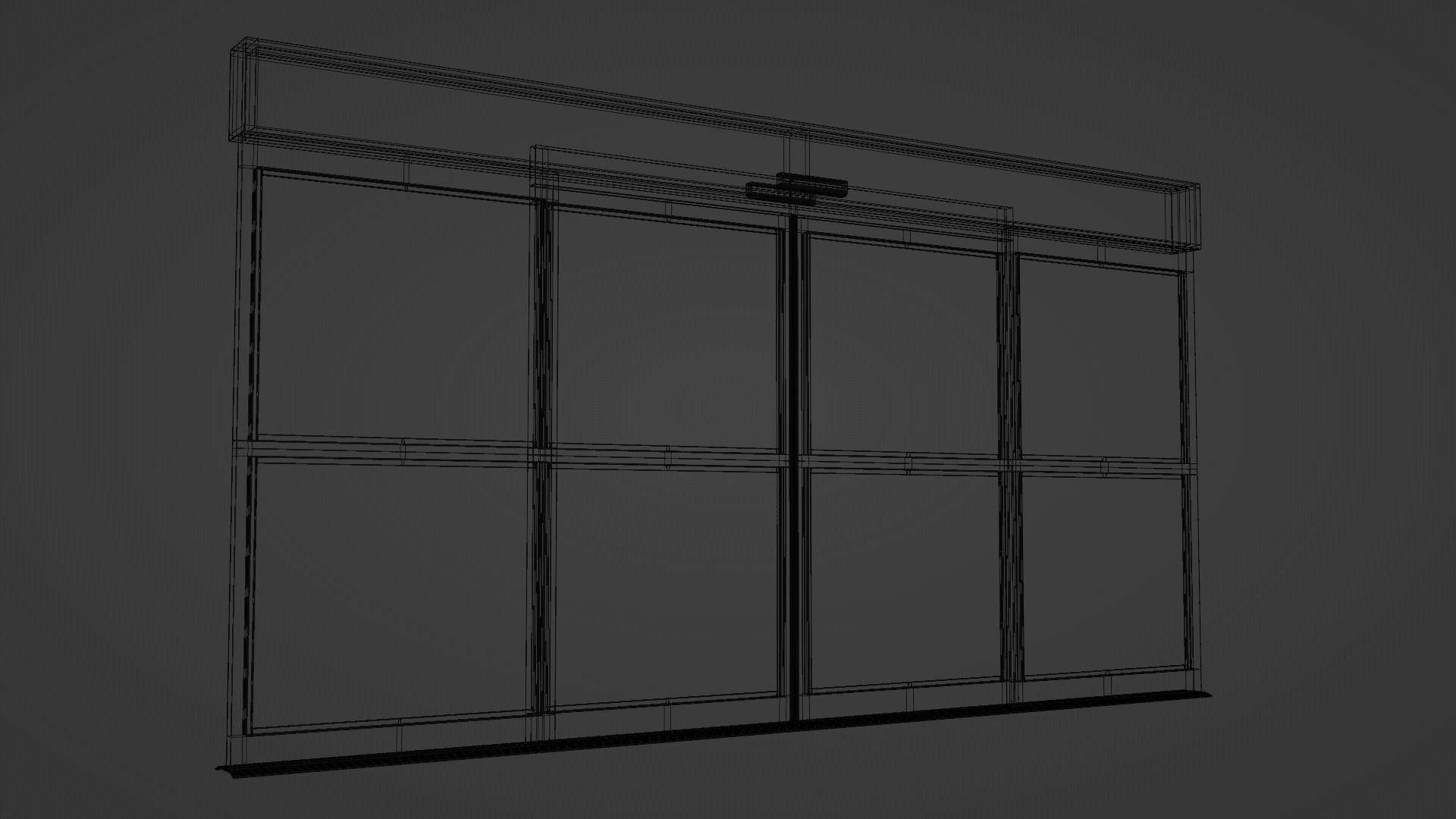 Automatic Sliding Door 3D model animated | CGTrader