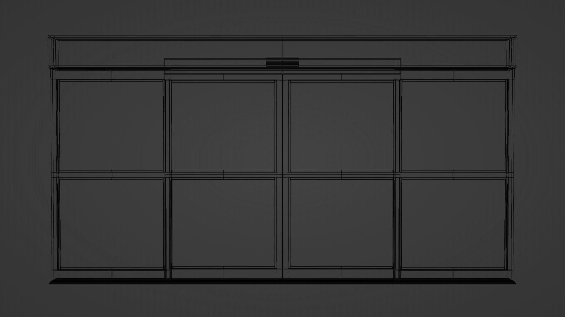 Automatic Sliding Door 3D model animated | CGTrader