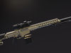 3D model Barrett MRAD Rifle VR / AR / low-poly | CGTrader