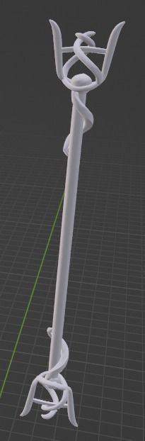 Classic Lux Staff League Of Legends 3D print 3D model 3D printable ...
