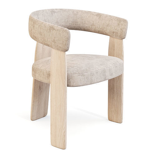 3D model Andreu World Oru SO2271 - Dining Chair VR / AR / low-poly ...