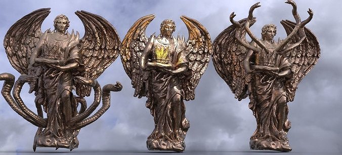 Kings Crown Arch Angel 3 versions 3D model | CGTrader