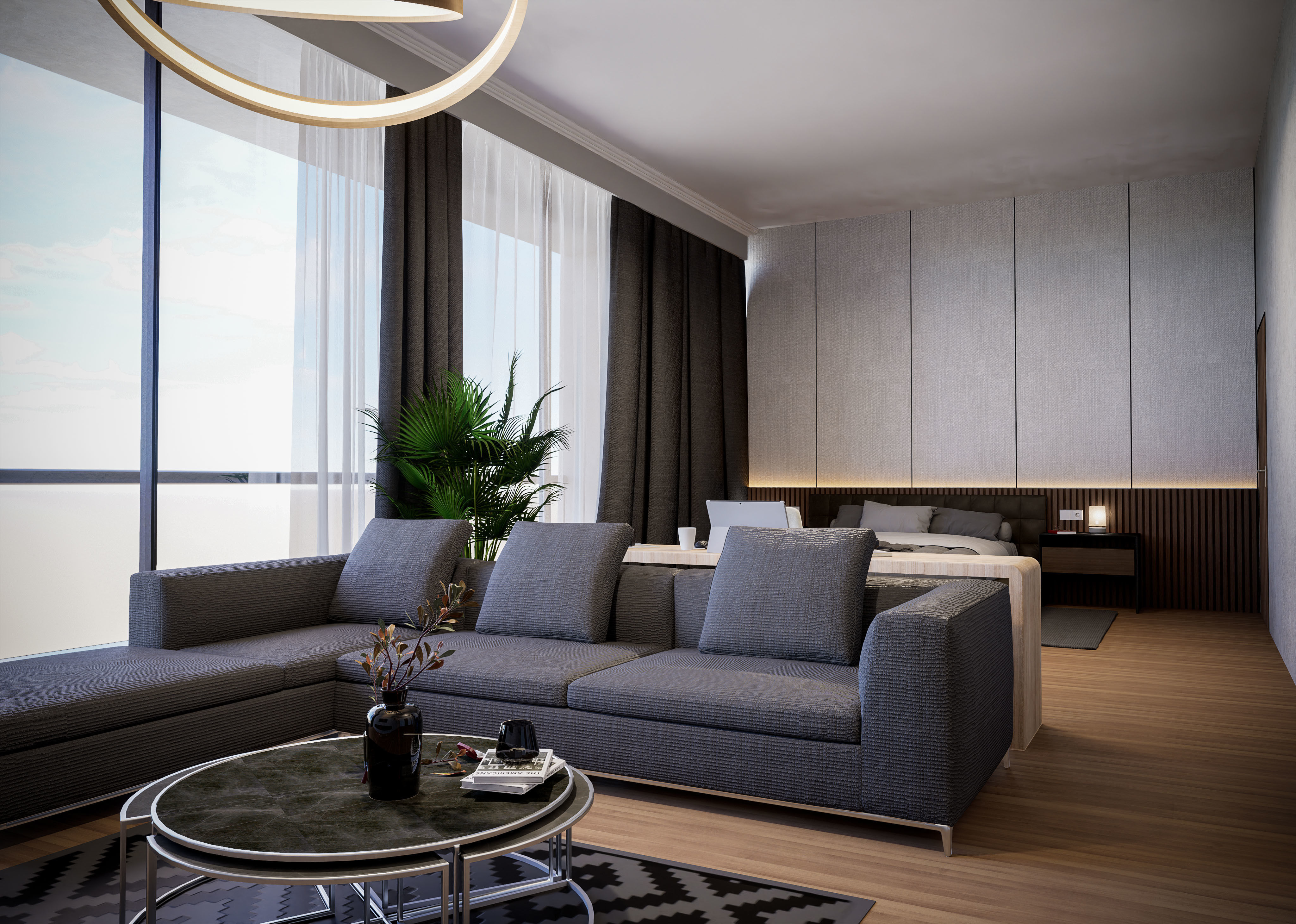 Modern Living room Set Type A 3D model | CGTrader