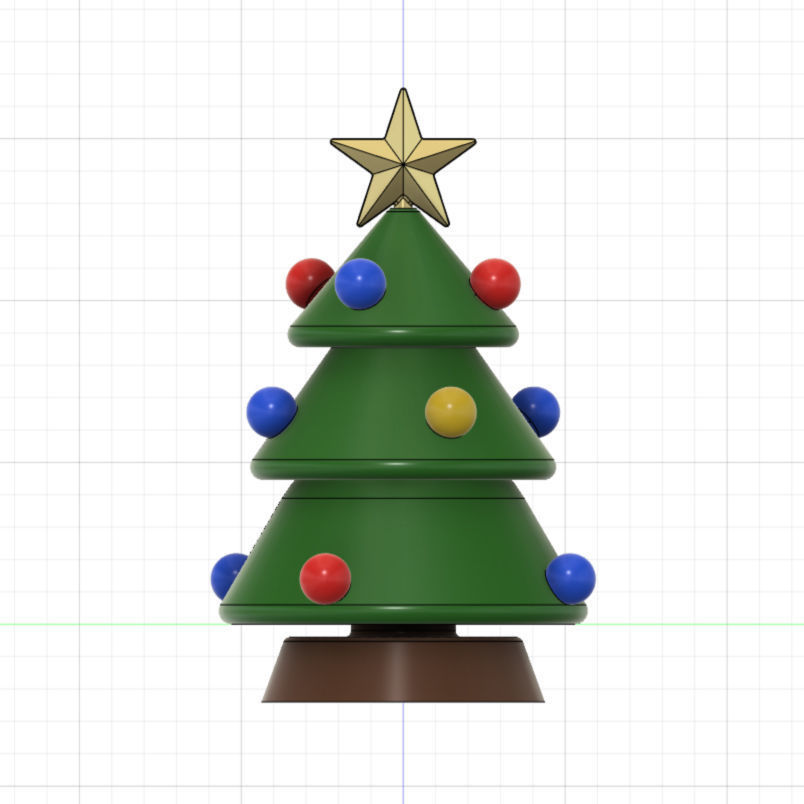 Christmas Tree Flexible 3D model 3D printable | CGTrader
