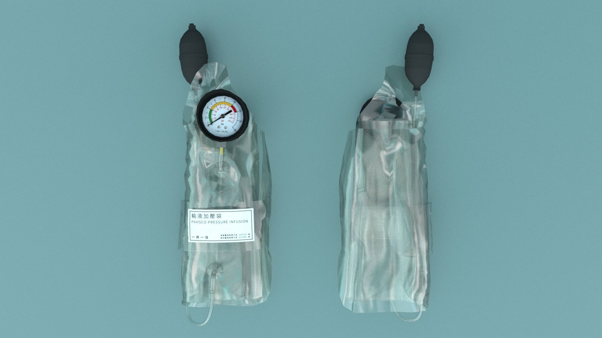 3D model Blood transfusion pressure bag VR / AR / low-poly | CGTrader