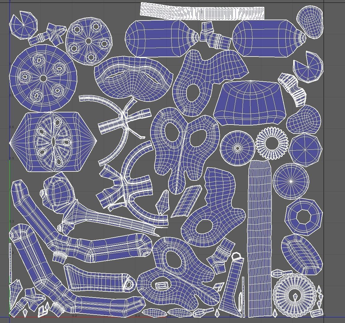 3D model cosmic gun lowpoly stylize 4k tex VR / AR / low-poly | CGTrader