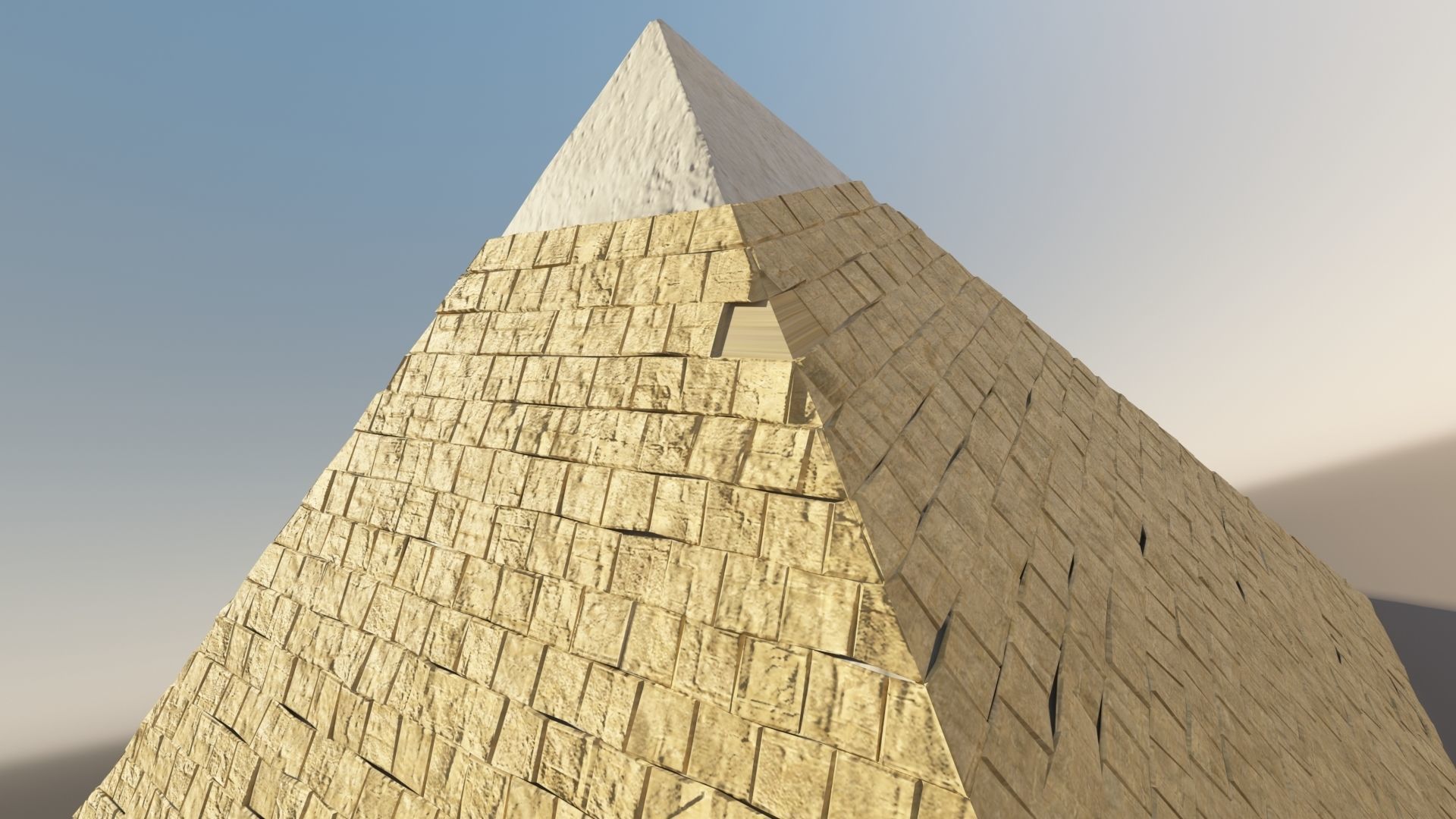 LowPoly Giza Pyramid free VR / AR / low-poly 3D model | CGTrader