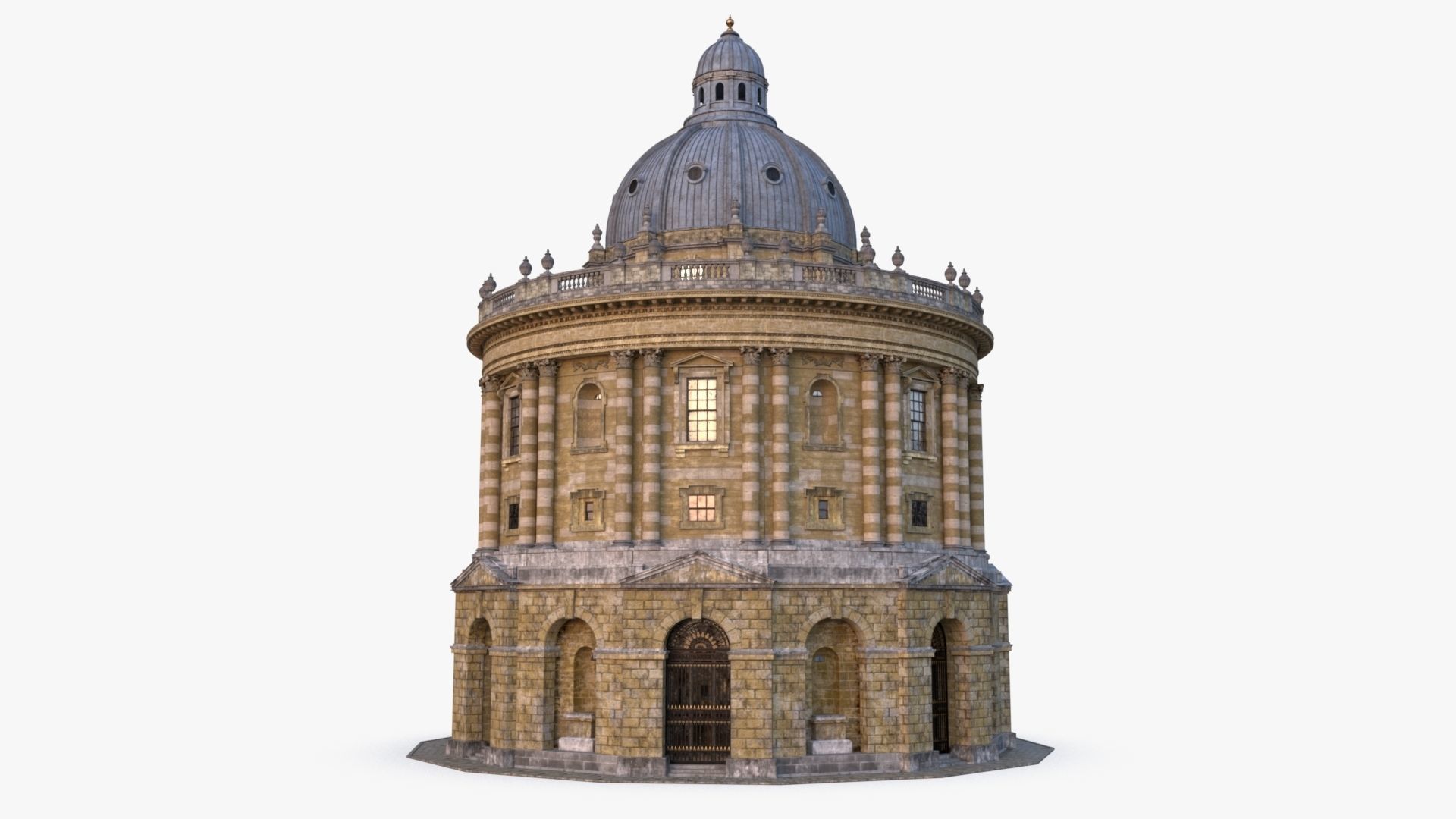 Oxford England Library 3D model | CGTrader