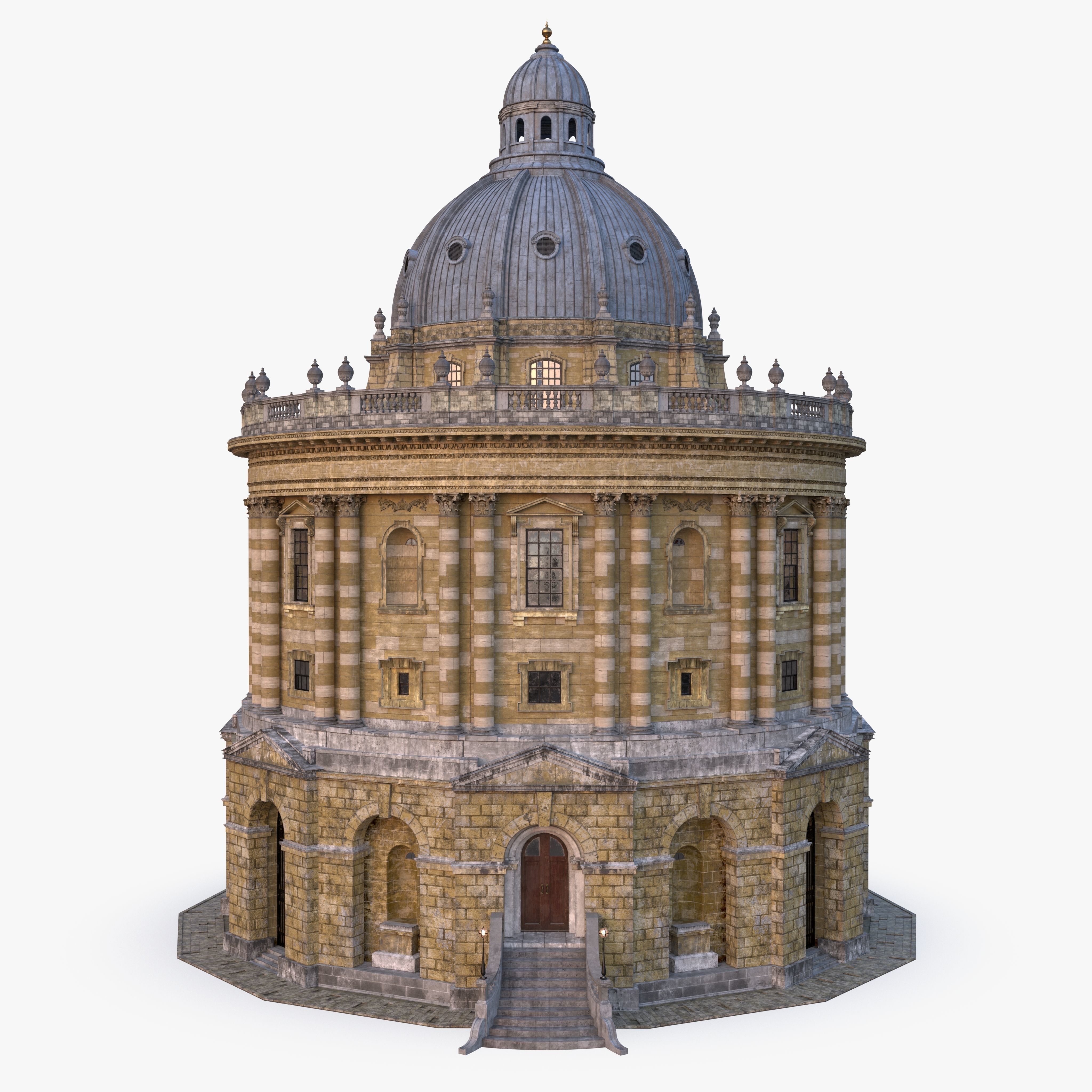 Oxford England Library 3D model | CGTrader