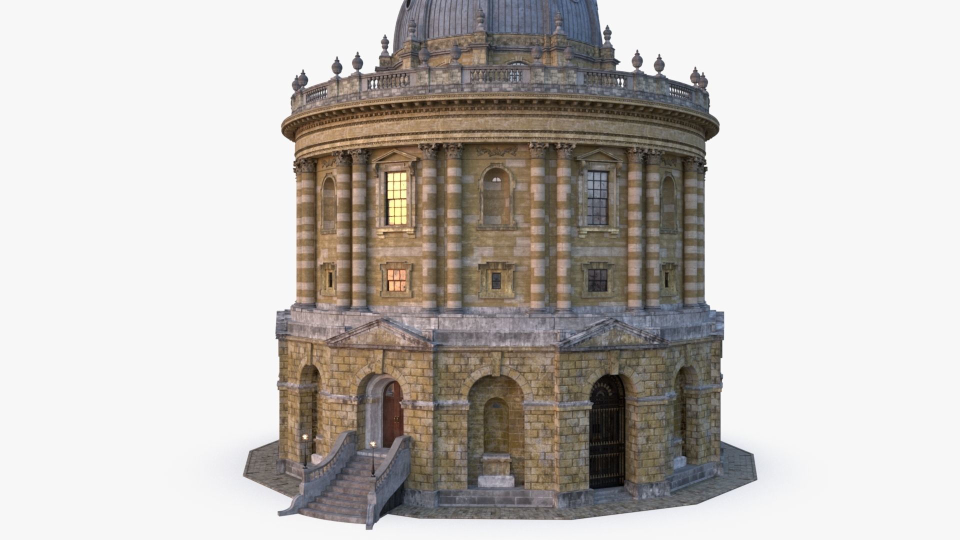 Oxford England Library 3D model | CGTrader