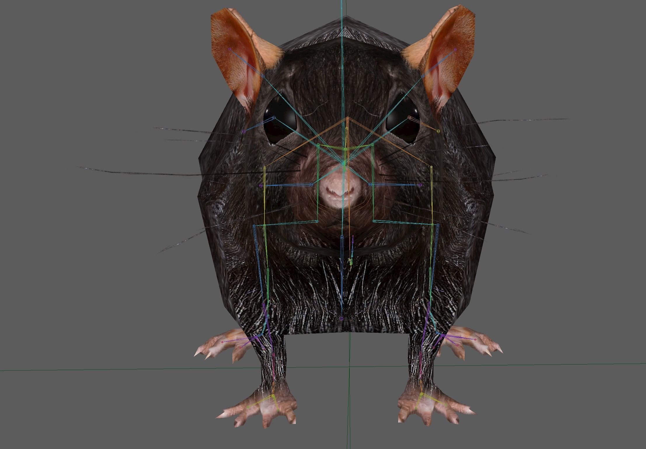 3D model Rat Rig VR / AR / low-poly | CGTrader