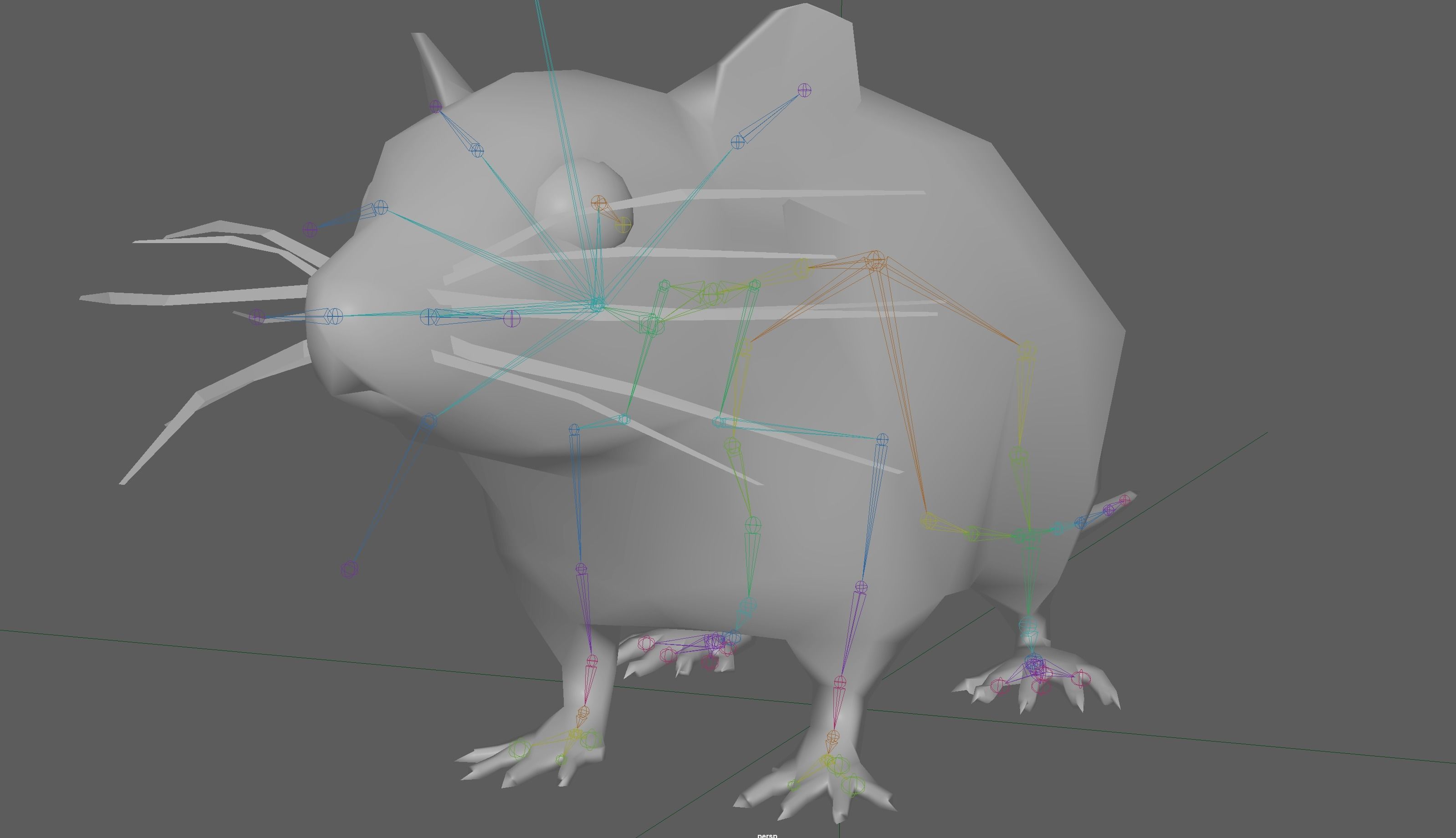 3D model Rat Rig VR / AR / low-poly | CGTrader
