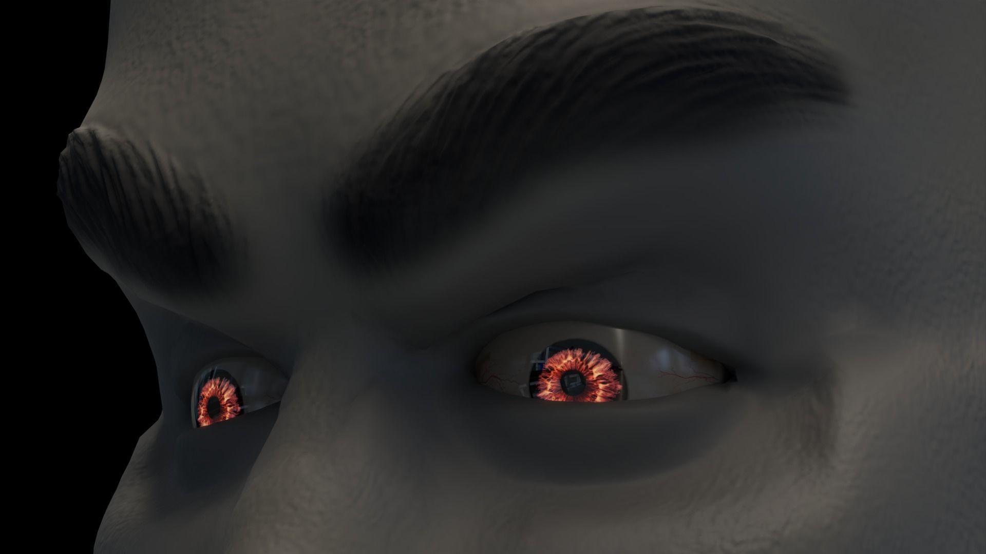 3D model Posable Vampire Head VR / AR / low-poly | CGTrader