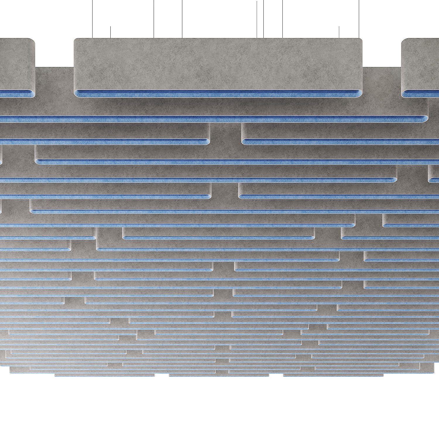 Warp Acoustic Ceiling Baffle 3D model | CGTrader