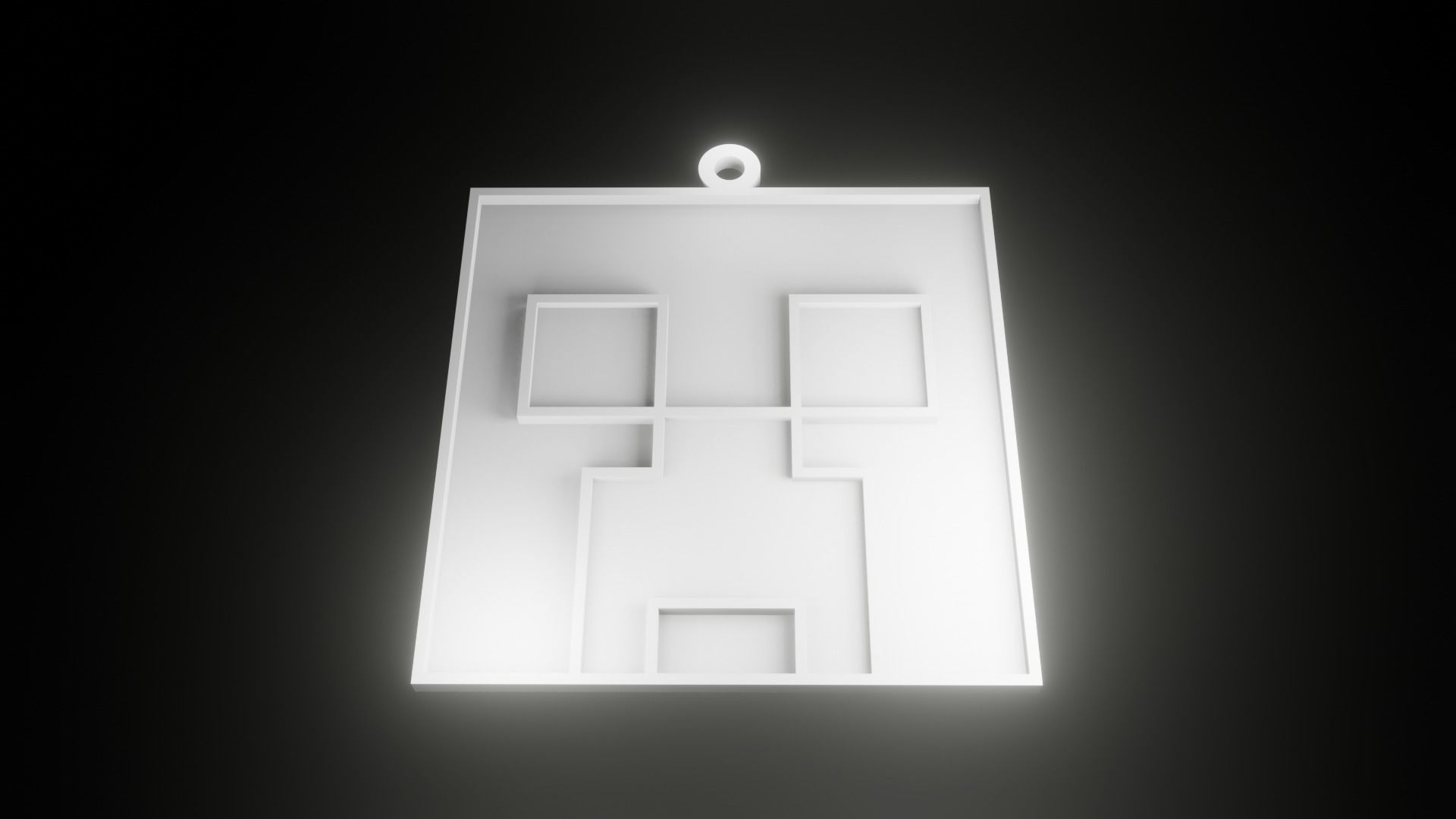 Minecraft Creeper Head Christmas Decoration 3D model 3D printable ...