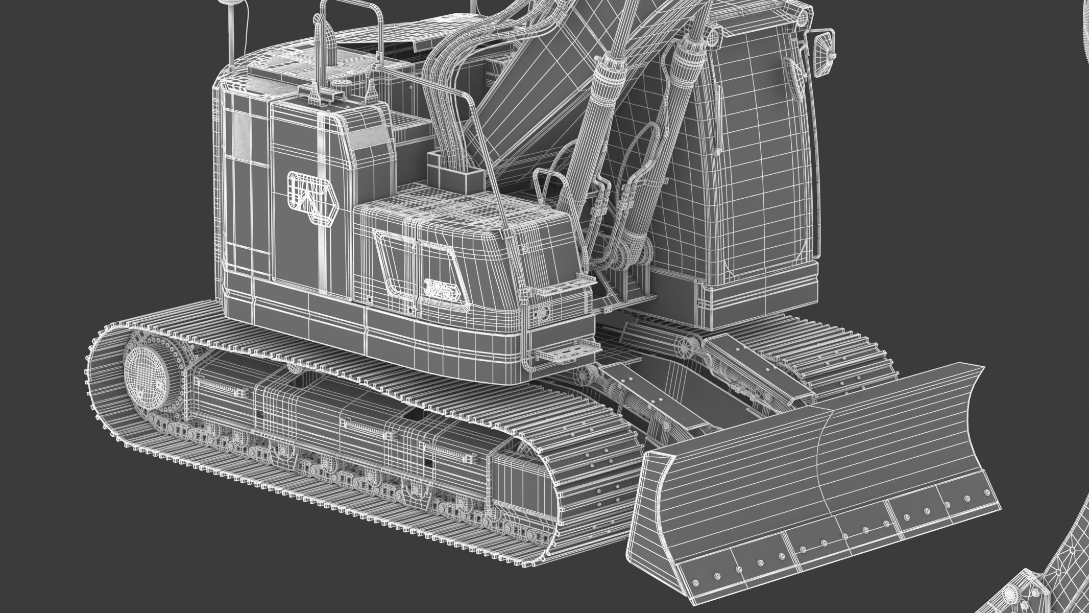 Cat 325 Hydraulic Excavator 3D model | CGTrader