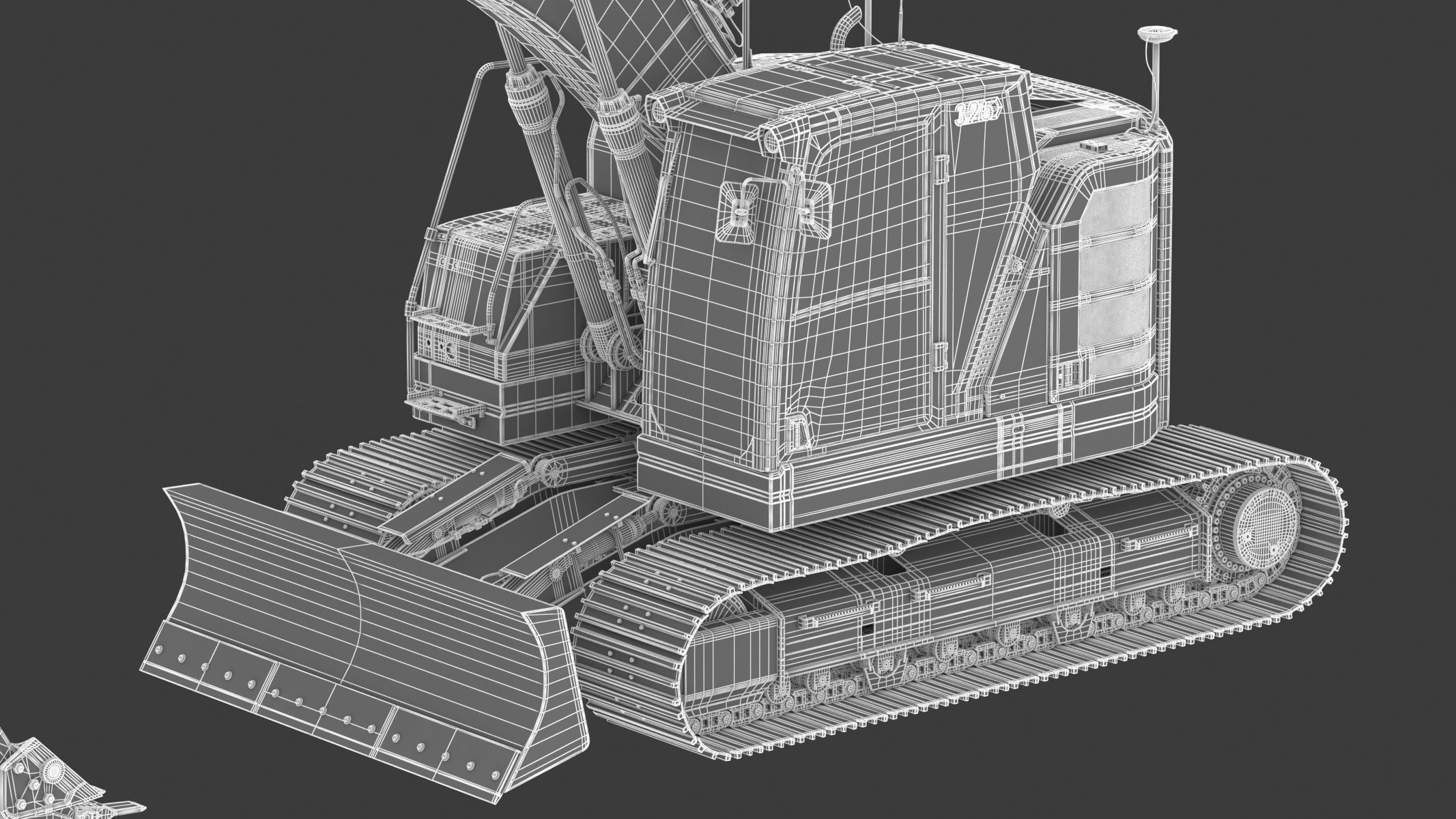 Cat 325 Hydraulic Excavator 3D model | CGTrader