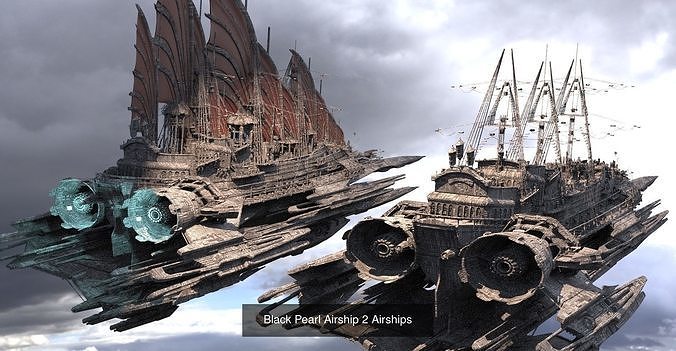 Steampunk Airship Pirate Ship