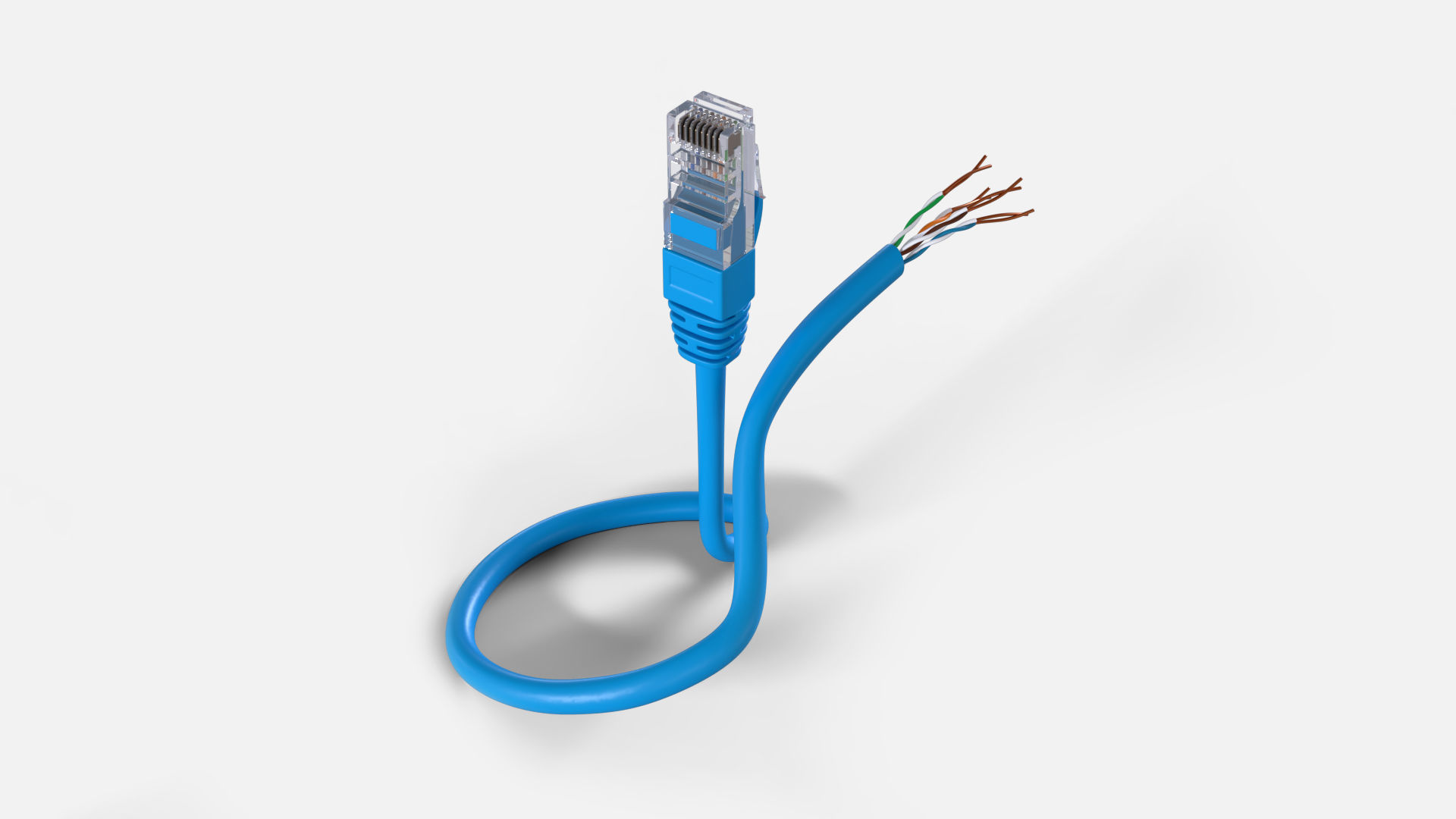Rj45 Connector 3D model | CGTrader