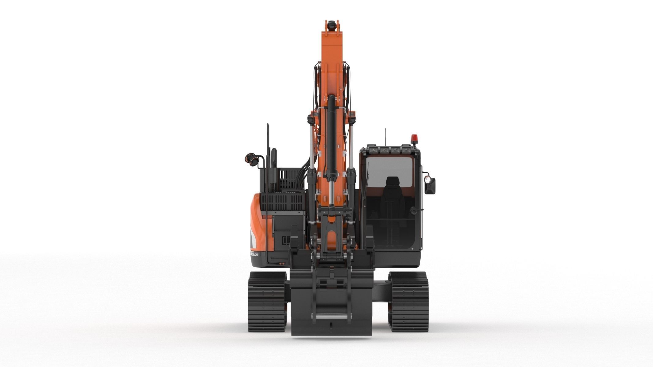 Doosan DX235LCR-5 Crawler Excavator 3D model | CGTrader