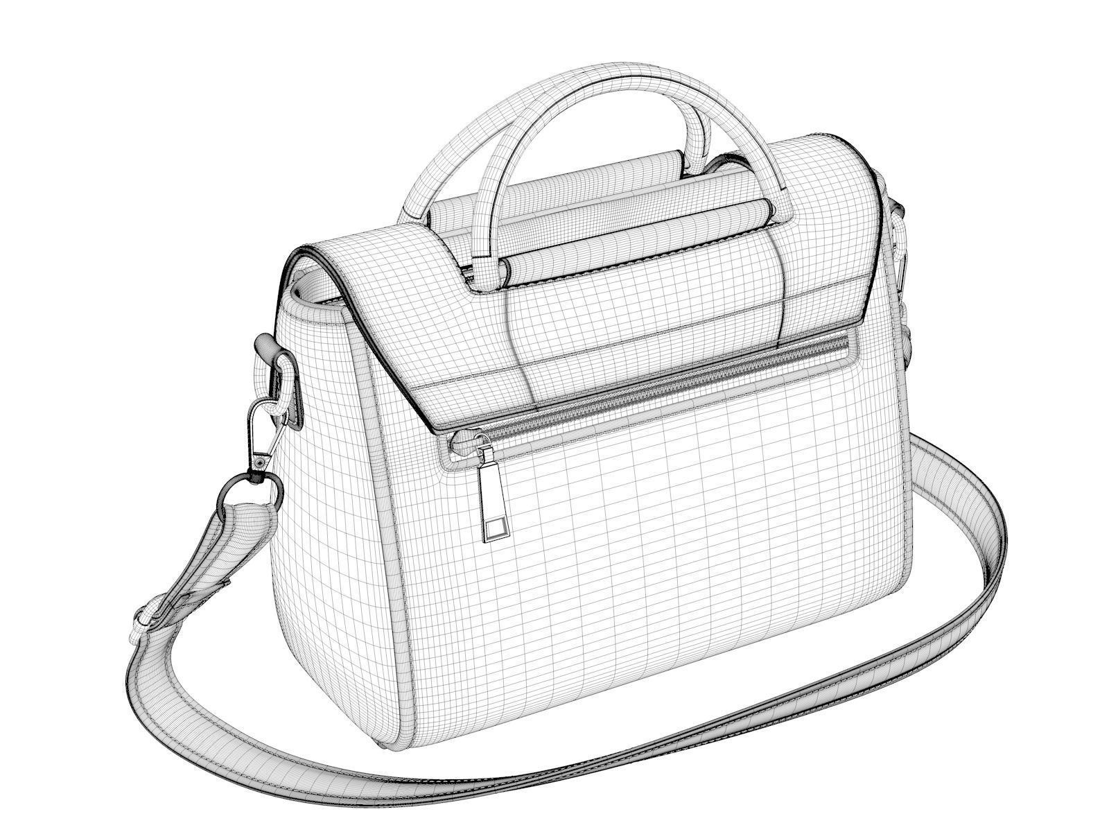 Ana Crossbody Bag 3D model | CGTrader