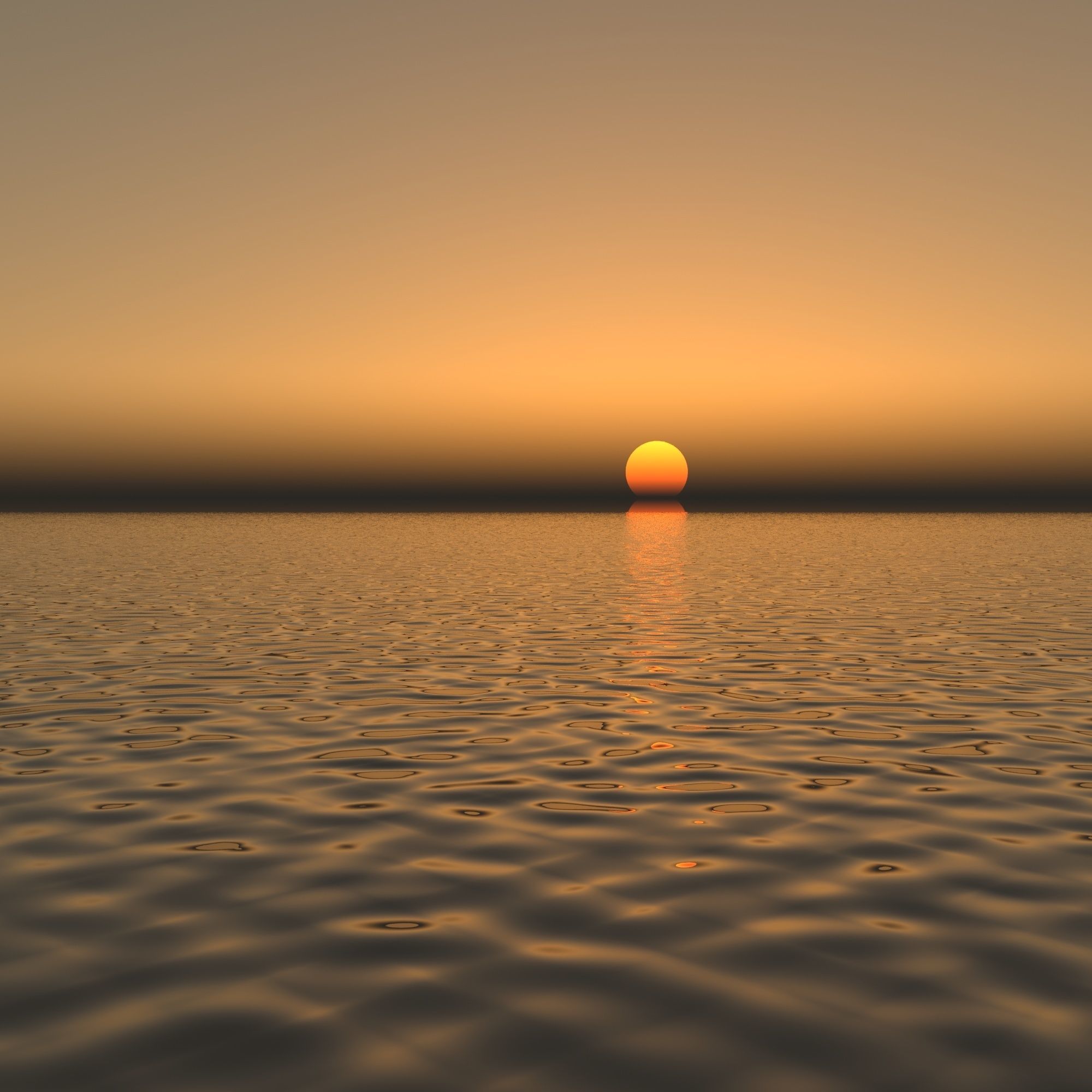 Sunset 3D model | CGTrader