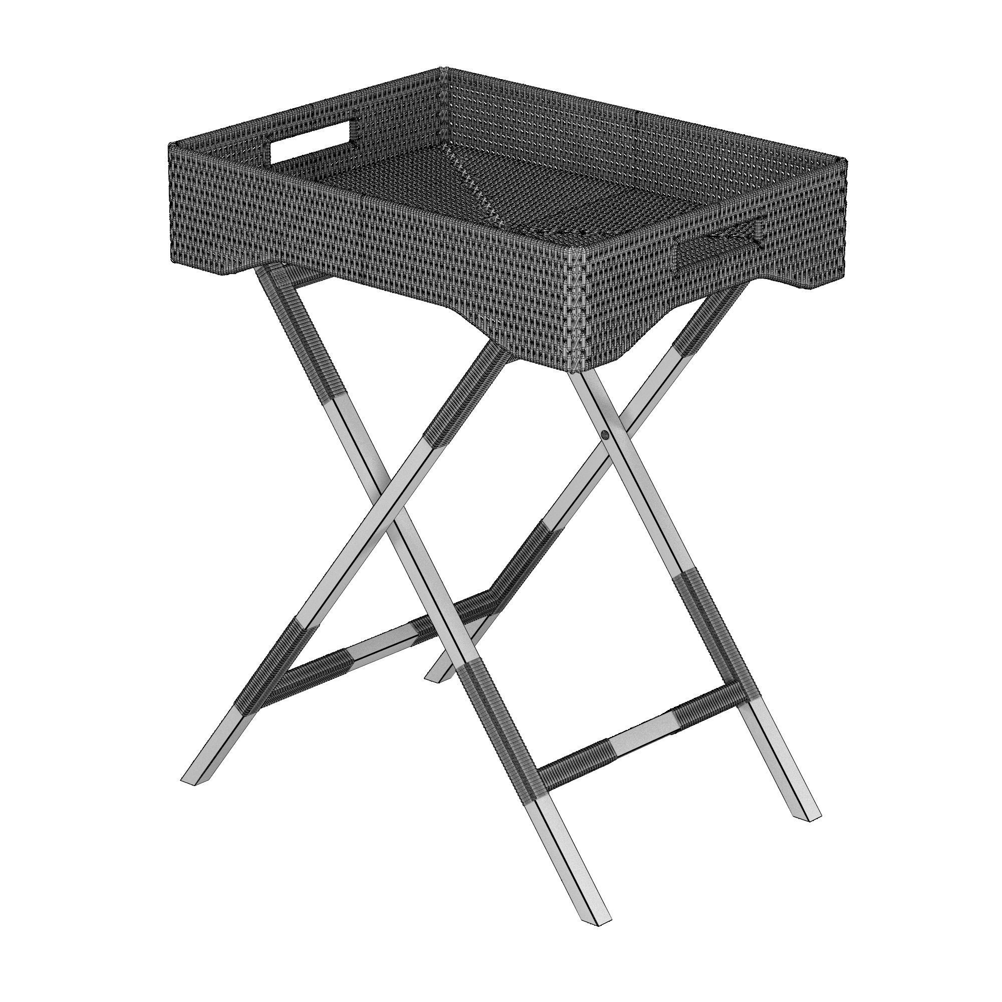 Butler Tray Table 3D model | CGTrader