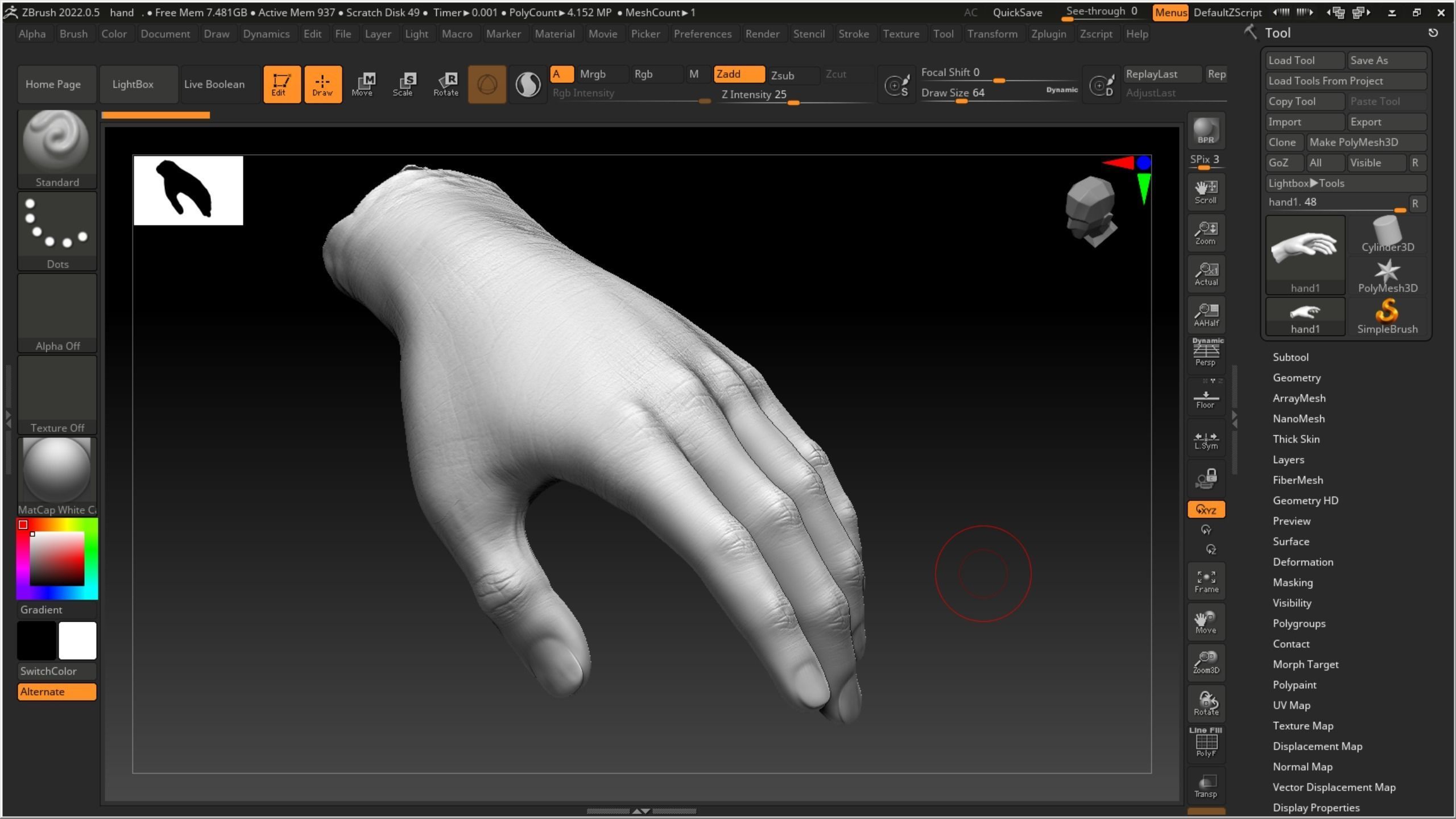 3D model Cut Off Zombie Hand VR / AR / low-poly | CGTrader