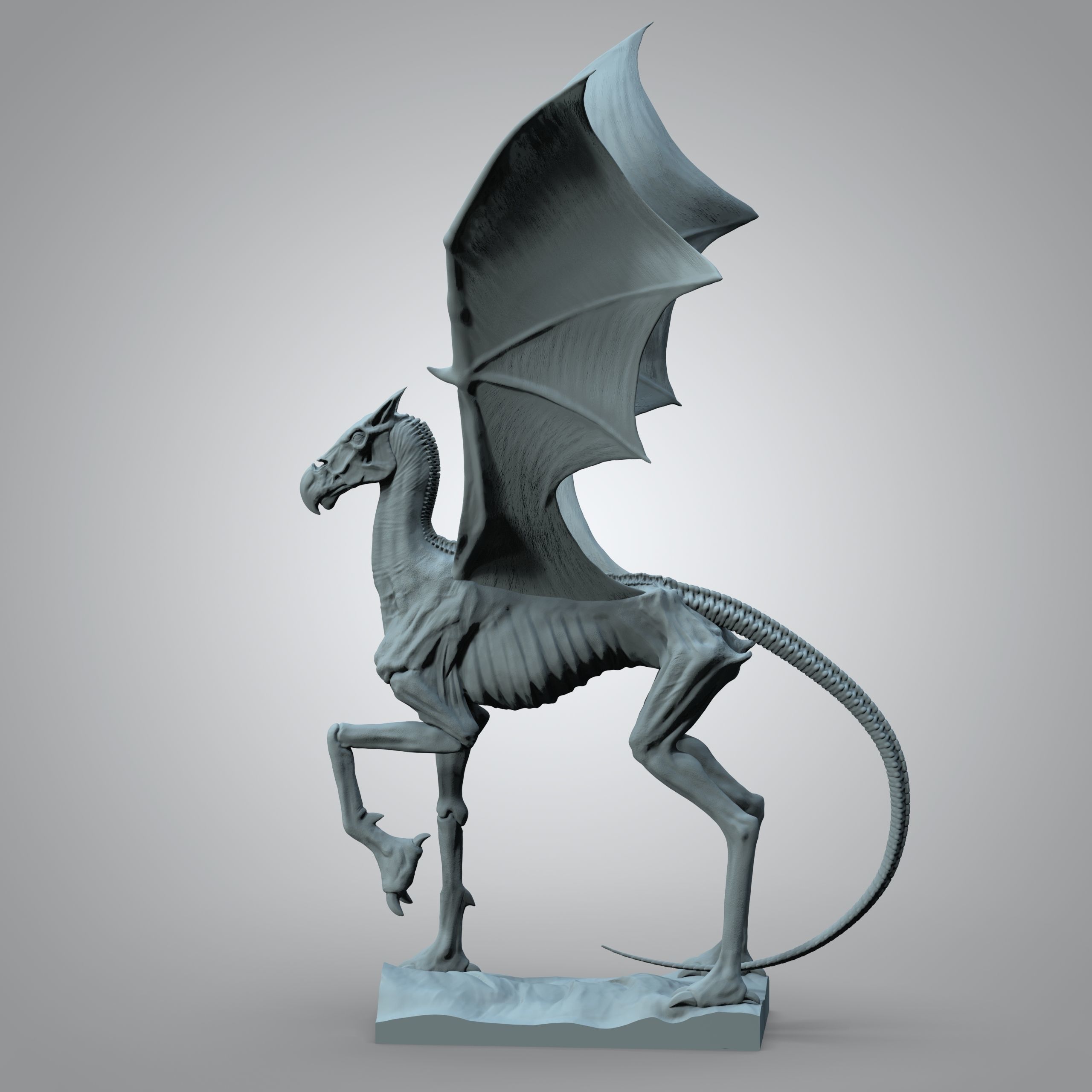 Harry Potter - Thestral 3D model 3D printable | CGTrader