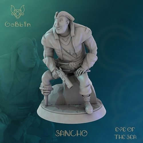 Sancho - Eye of The Sea 3D model 3D printable | CGTrader